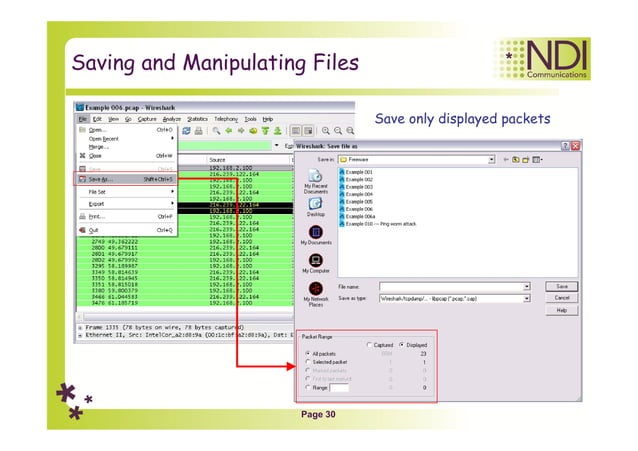 Wireshark course, Ch 02: Introduction to wireshark | PDF | Computer Networking | Computing