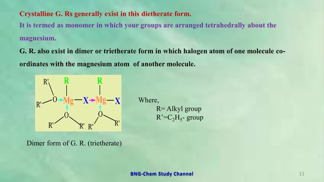 CH-02- Module-1-OMC-Introduction and a] Organomagnesium Compounds | PPT