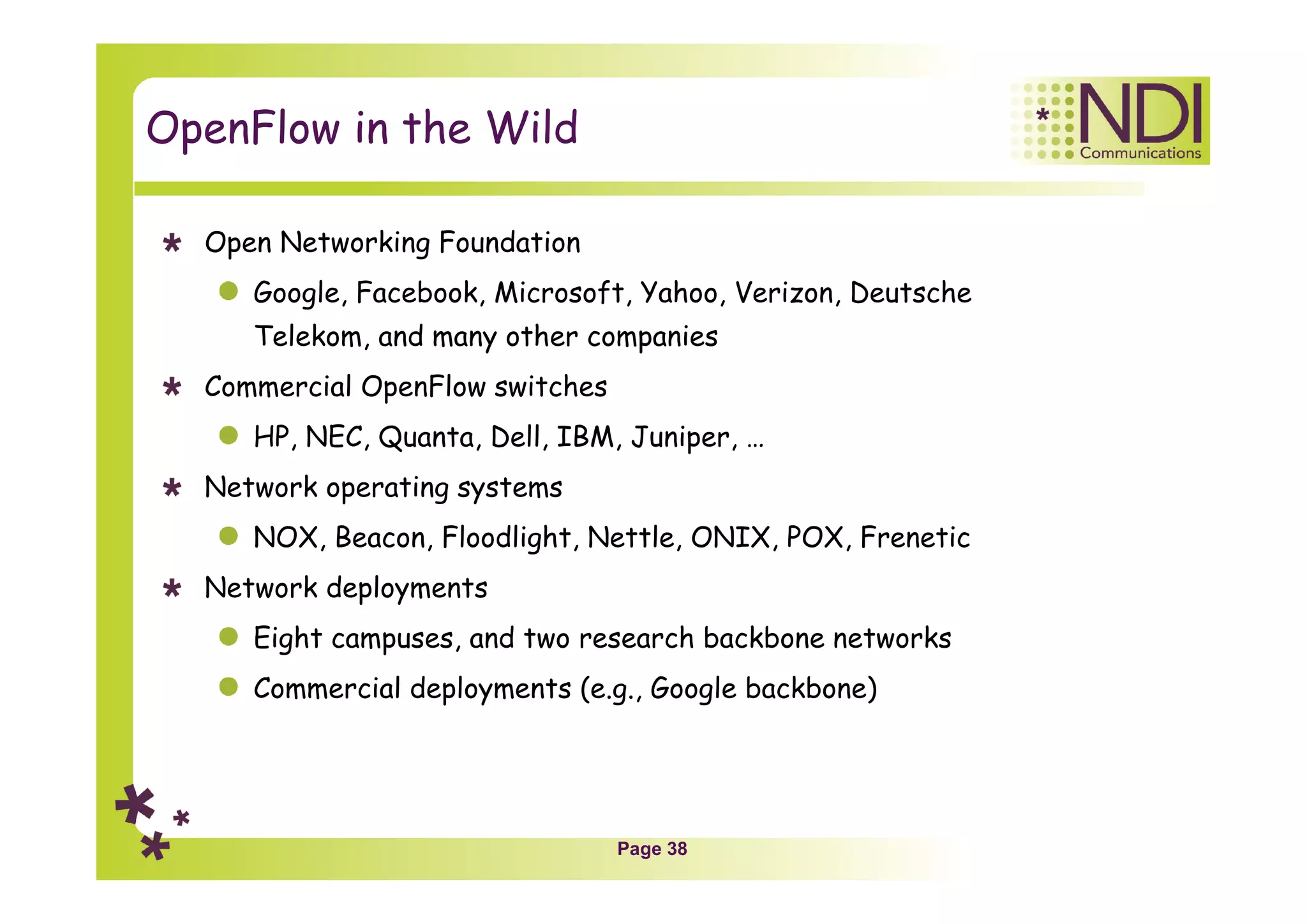 Ch 02 Sdn And Openflow Architecture Pdf