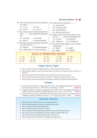 Ch 02 electron emission | PDF
