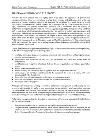 The performance management process | PDF