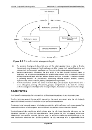 The performance management process | PDF