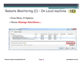 Network analysis Using Wireshark Lesson 3: locating wireshark | PPT