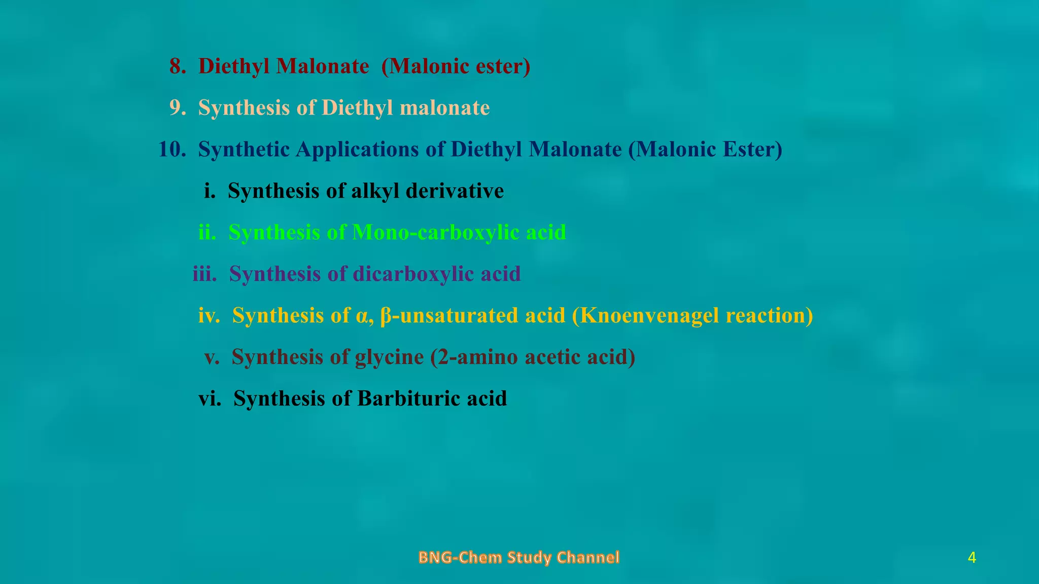 CH-03-Module-1-Introduction of Organic Synthesis Via Enolates | PPTX