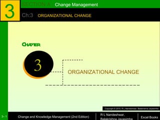 Ch 03 (organizational change) | PPT