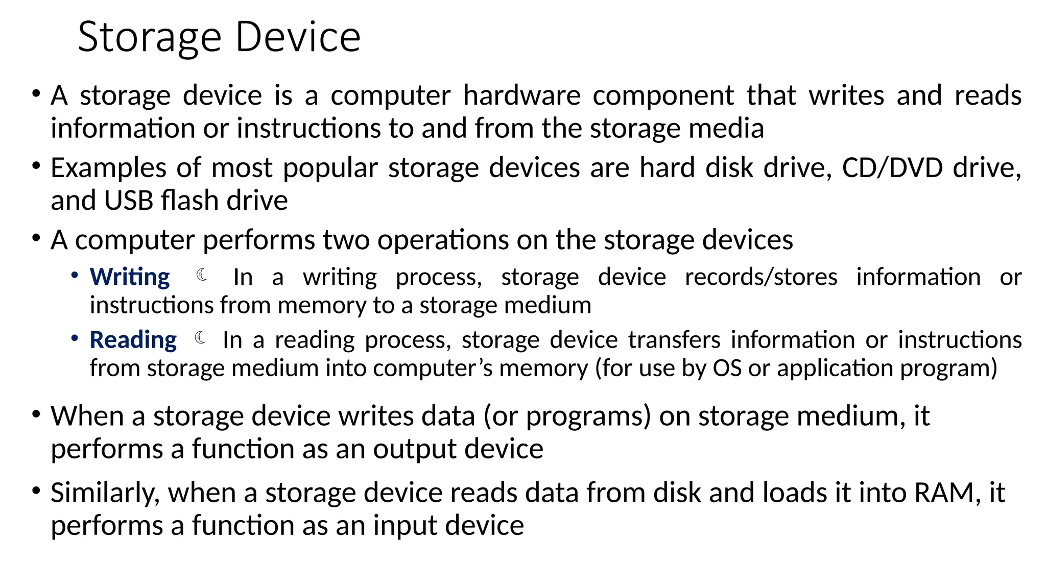 Ch-04 (Comp) - Storage Devices.pptx important | PPT
