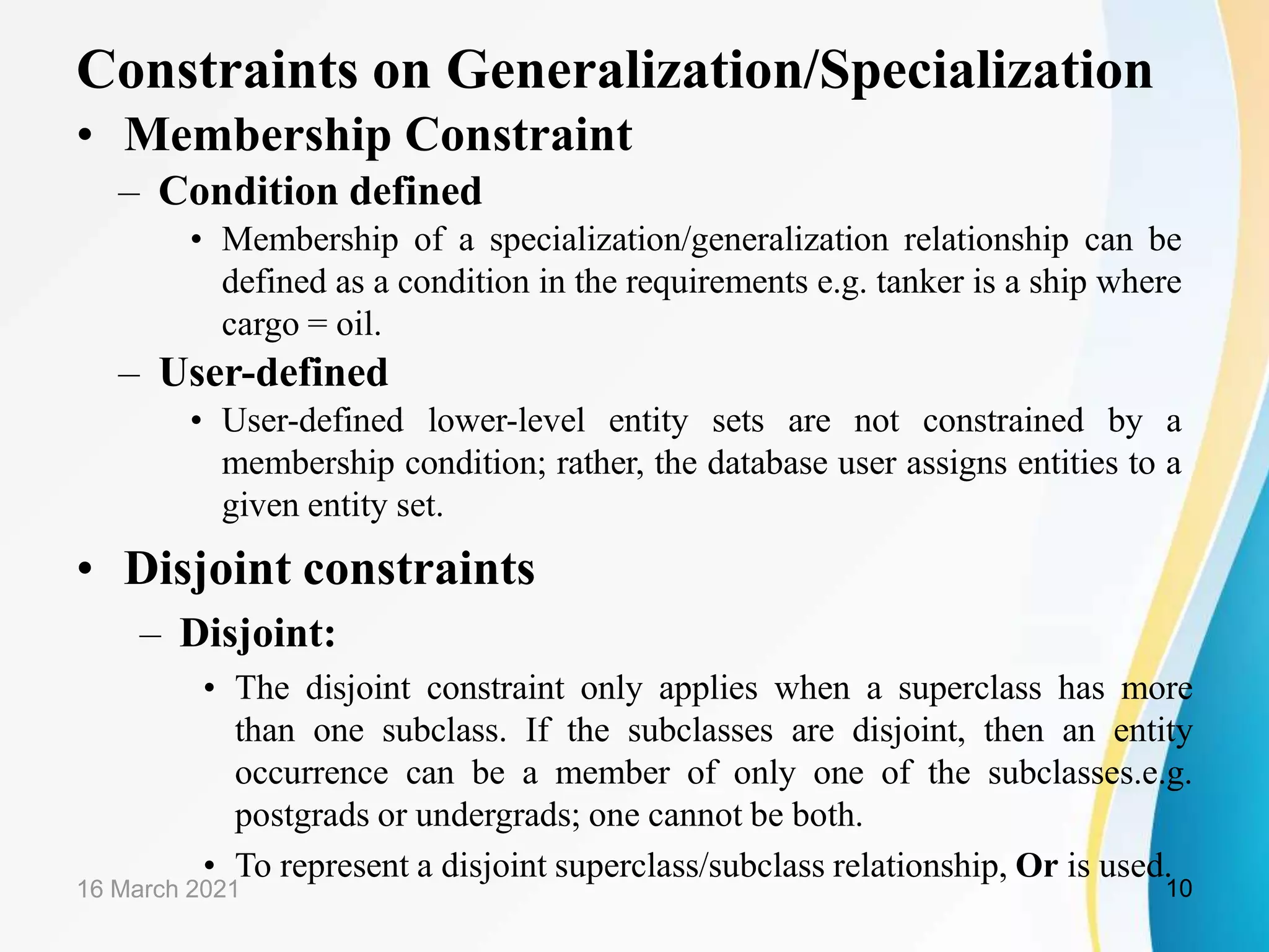 Chapter-4 Enhanced ER Model | PPTX