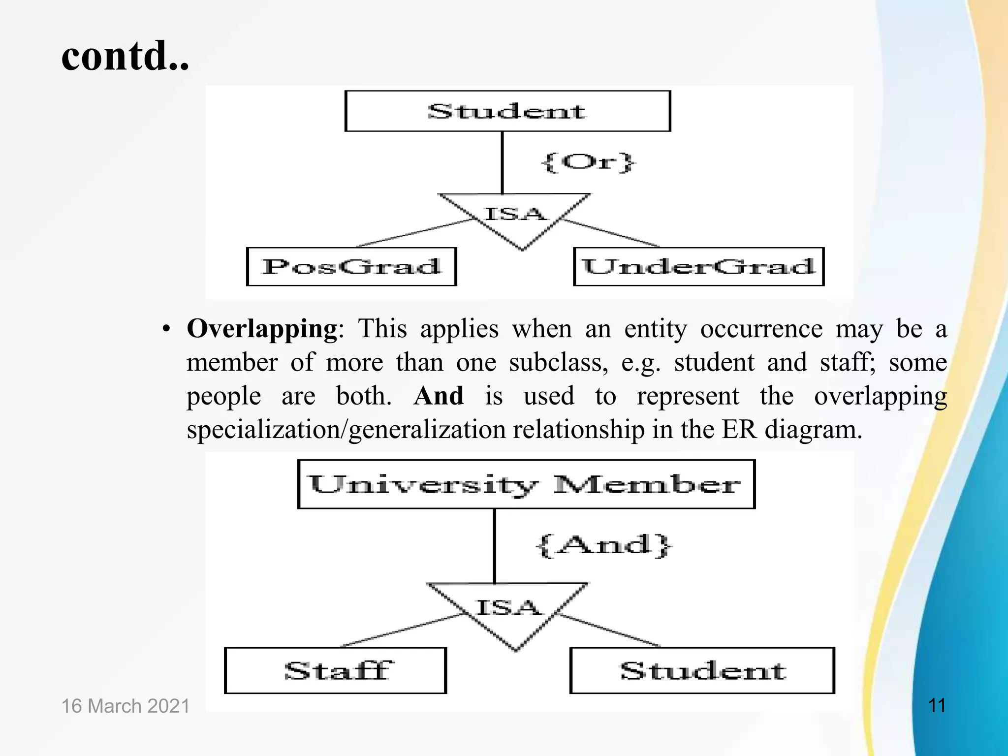 Chapter-4 Enhanced ER Model | PPTX