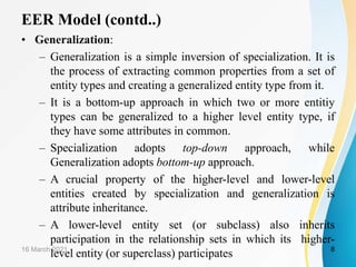 Chapter-4 Enhanced ER Model | PPTX