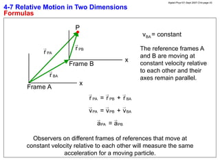 2D and 3D Kinematics PHYS101 with Calculus | PPT