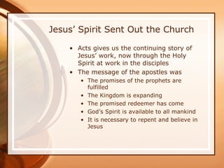 Ch.05 missions in the gospels and acts | PPT | Christianity | Religion ...