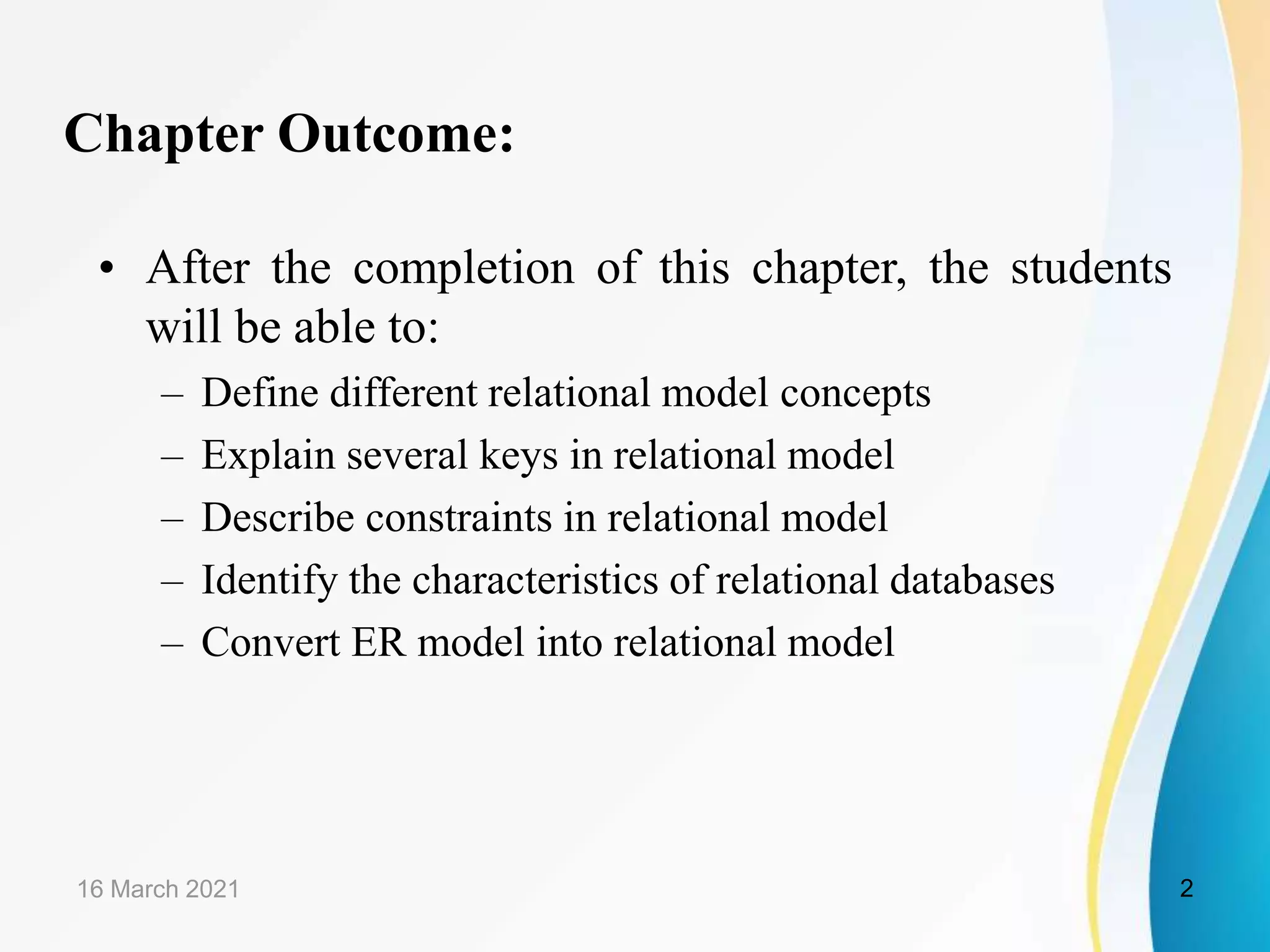 Chapter-5 The Relational Data Model | PPTX