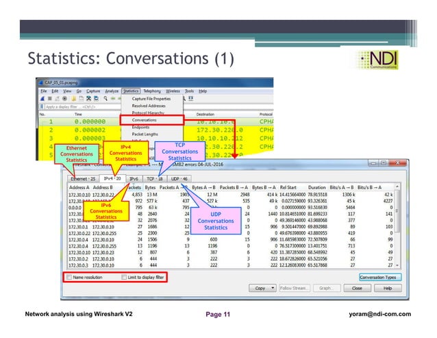 Network Analysis Using Wireshark Chapter 6 Basic Statistics Tools Pdf
