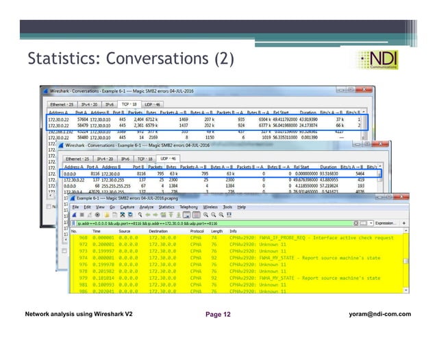 Network Analysis Using Wireshark -Chapter 6- basic statistics tools | PDF