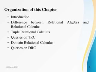 Chapter-7 Relational Calculus | PPTX