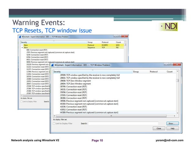 Network Analysis Using Wireshark Chapter 08 the expert system | PDF