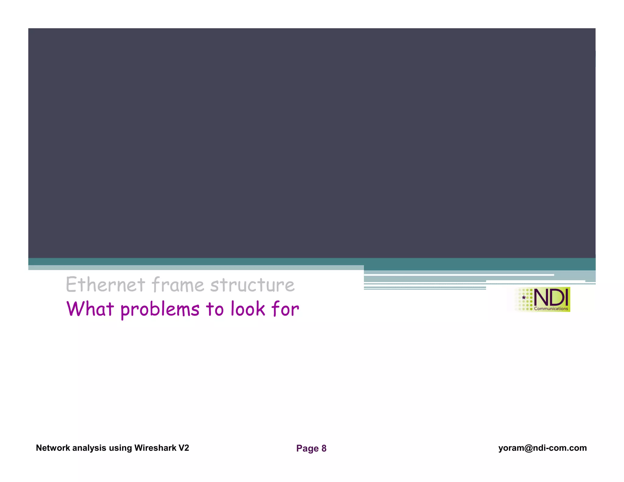 Network Analysis Using Wireshark Chapter 09 Ethernet And Lan Switching Pdf