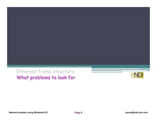 Network Analysis Using Wireshark Chapter 09 ethernet and lan switching | PDF