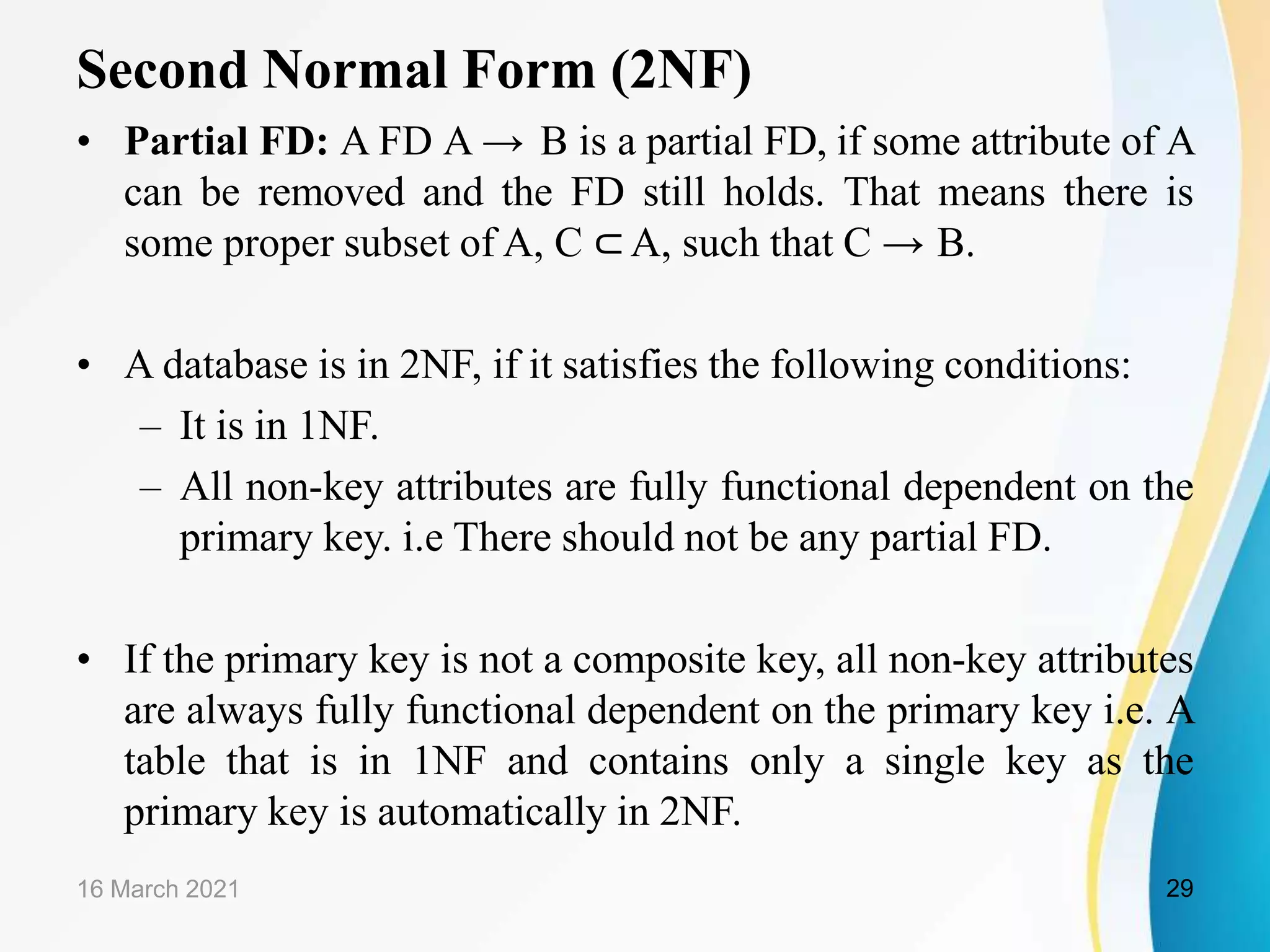 Chapter 9 Normalization Pptx Databases Computer Software And