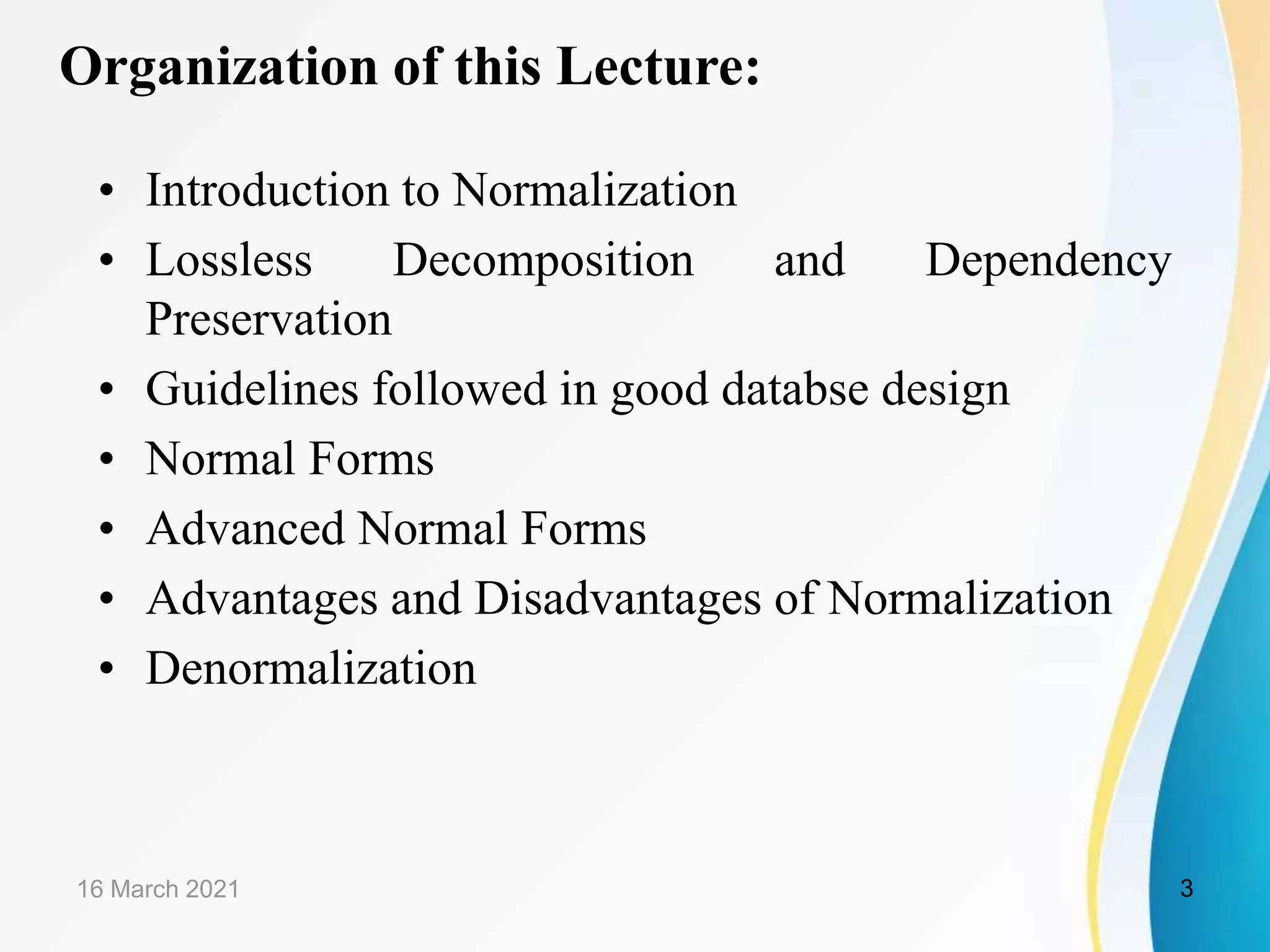 Chapter 9 Normalization Pptx Databases Computer Software And Applications