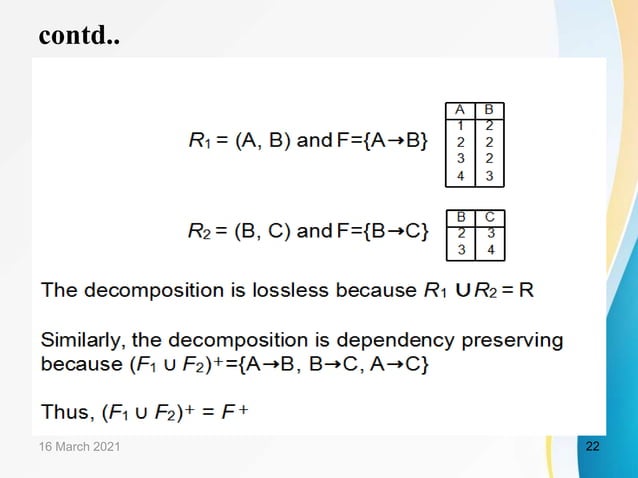 Chapter 9 Normalization Pptx Databases Computer Software And Applications