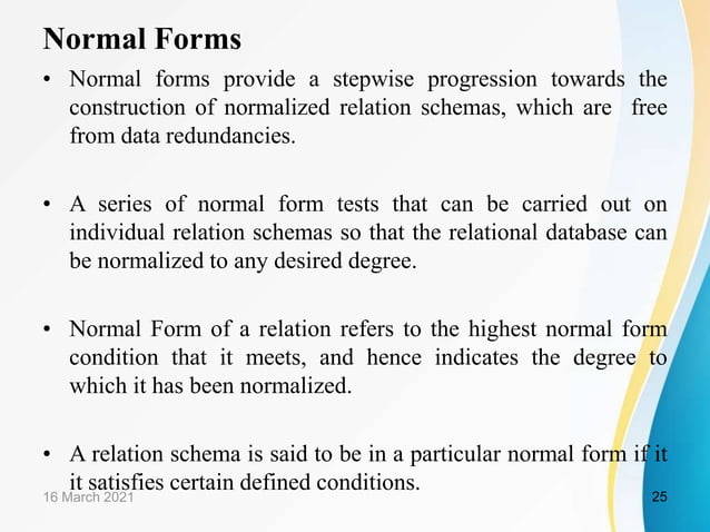 Chapter-9 Normalization | PPTX | Databases | Computer Software and Applications