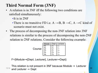 Chapter-9 Normalization | PPTX