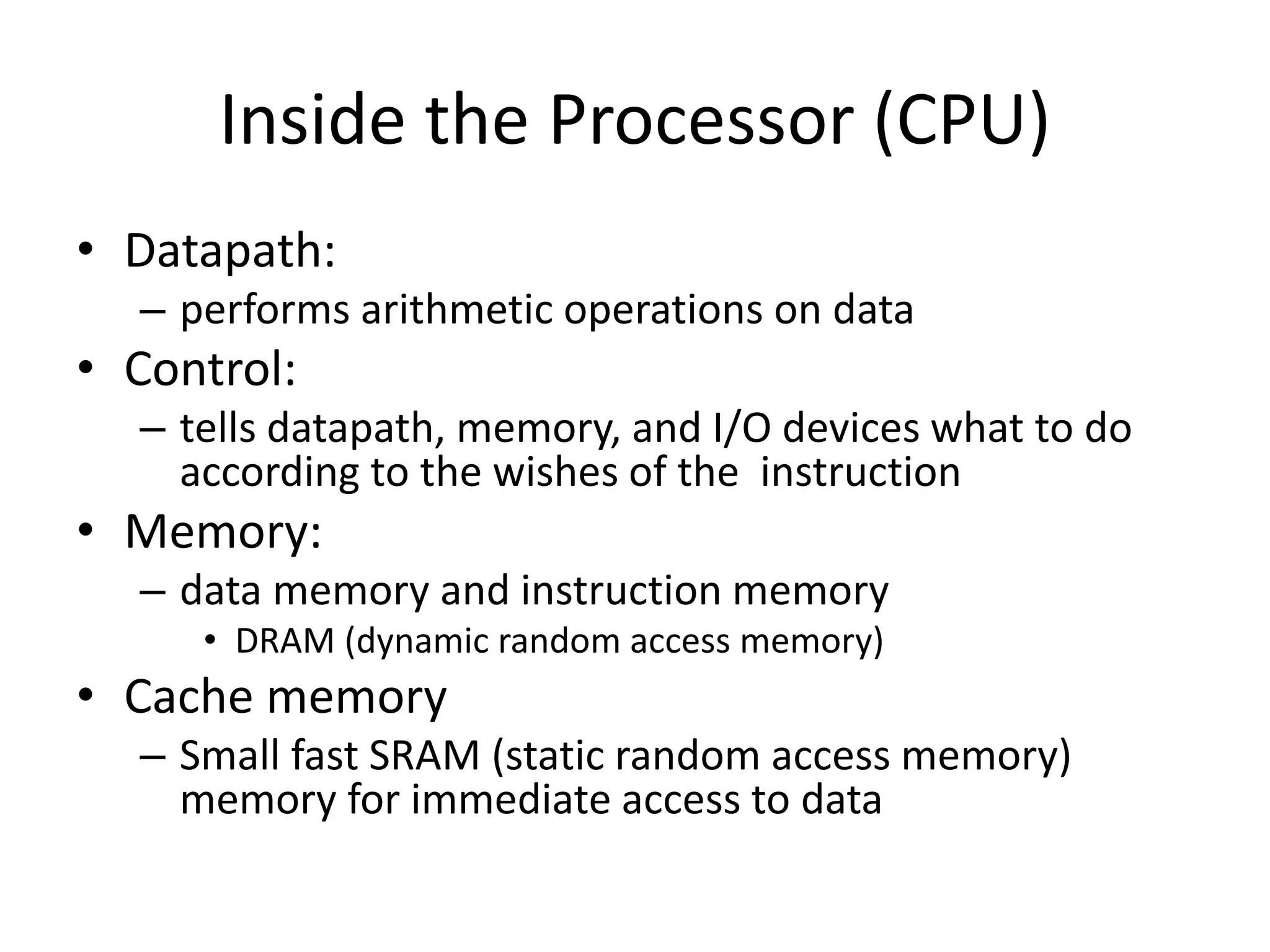 Computer Organization and Design | PPTX