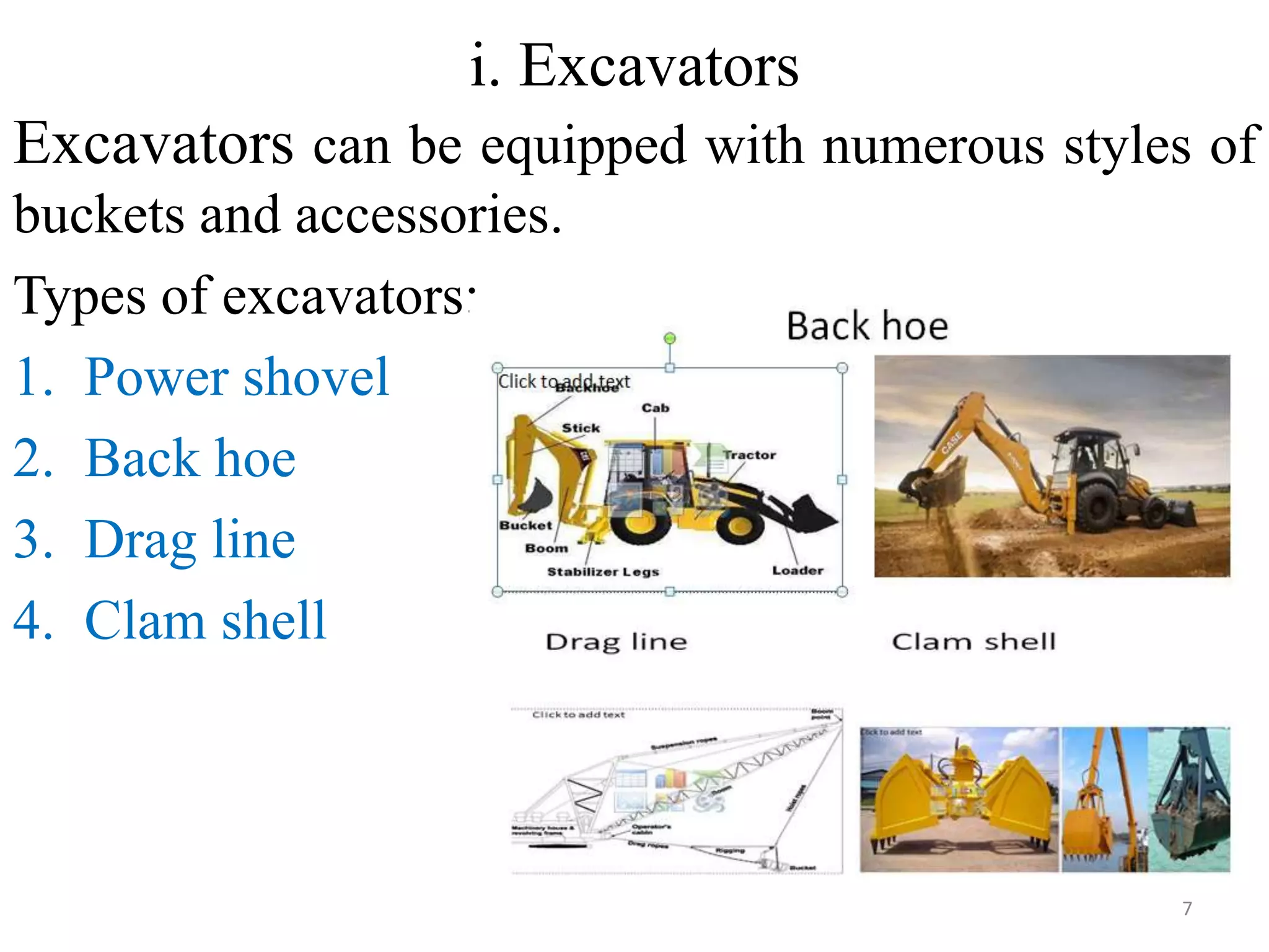 Classification of heavy duty and construction equipment | PPTX