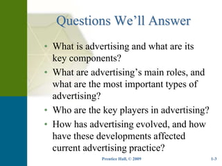 introduction to Moden Advertising four components of advertising | PPT