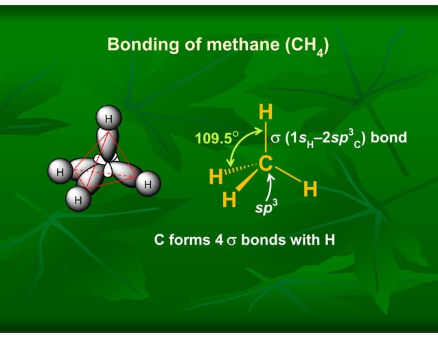 Ch-1 organic chemistry, type of bond, hybridization | PPT
