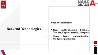 Backend Technologies Notes asnfasdngndasdf | PPT