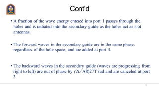 direction coupler in microwave engineering | PPTX