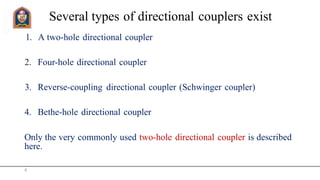 direction coupler in microwave engineering | PPTX
