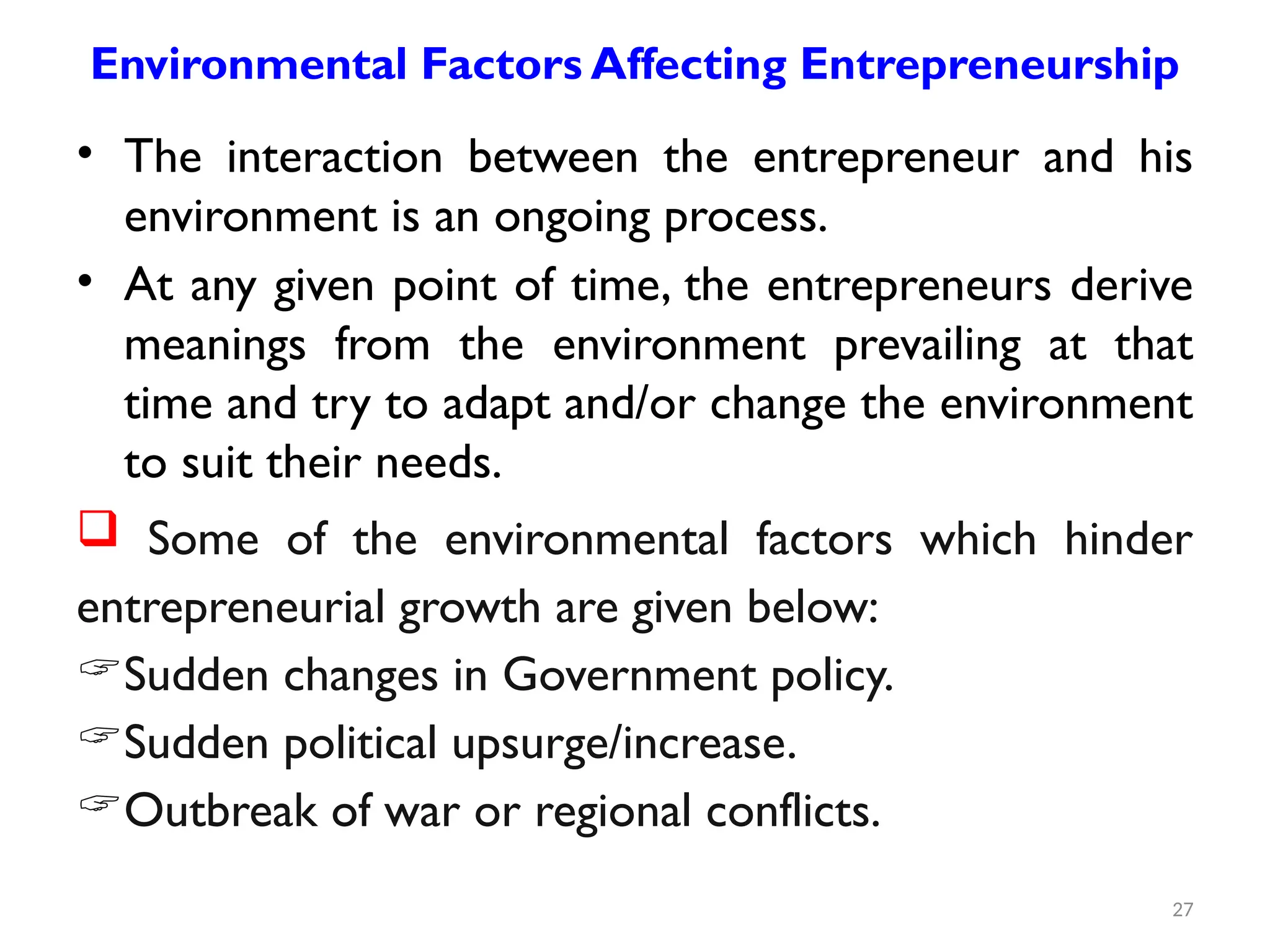 CHAPTER ONE Nature of Entrepreneurship for freshman student | PPTX