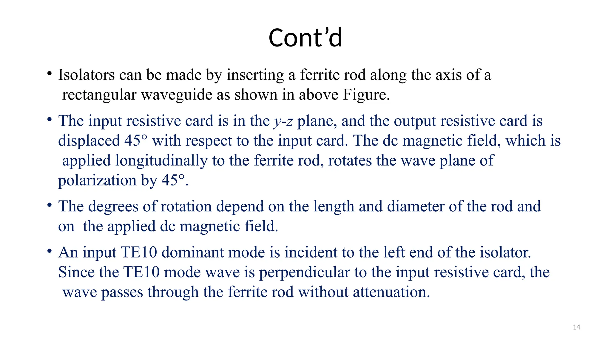 microwave propagation in ferrite materials | PPTX