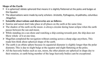 Ch 1-earth as a planet | PPTX