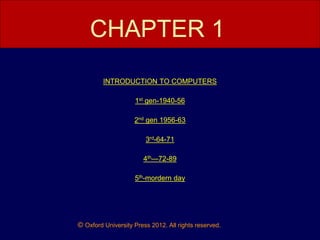 Ch-1-Introduction to Computers.ppt.pptx | Computing | Technology ...