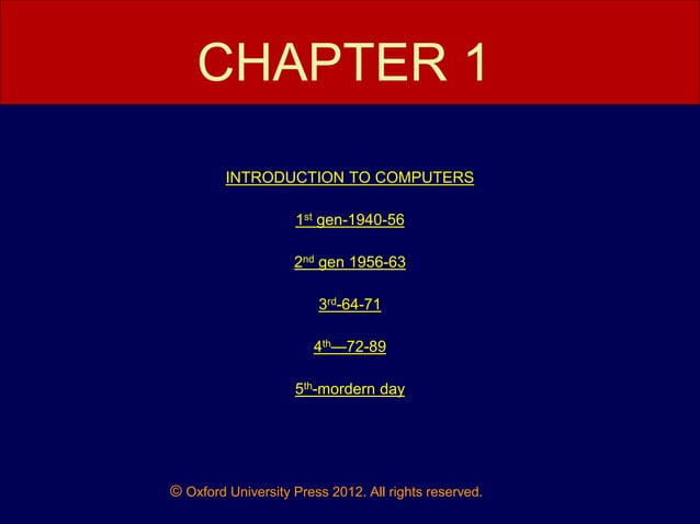 Ch-1-Introduction to Computers.ppt.pptx | Computing | Technology & Computing