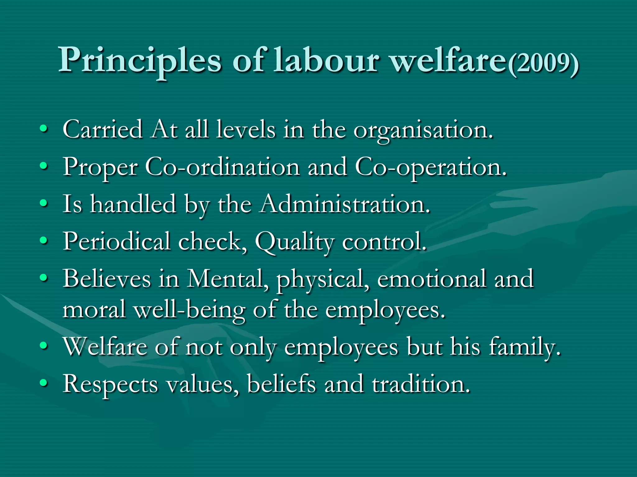 Ch.1 labour welfare | PPTX