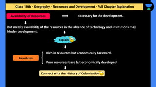 Ch-1-Resources and Development.pdf Notes Geography in ppt and pdf form ...