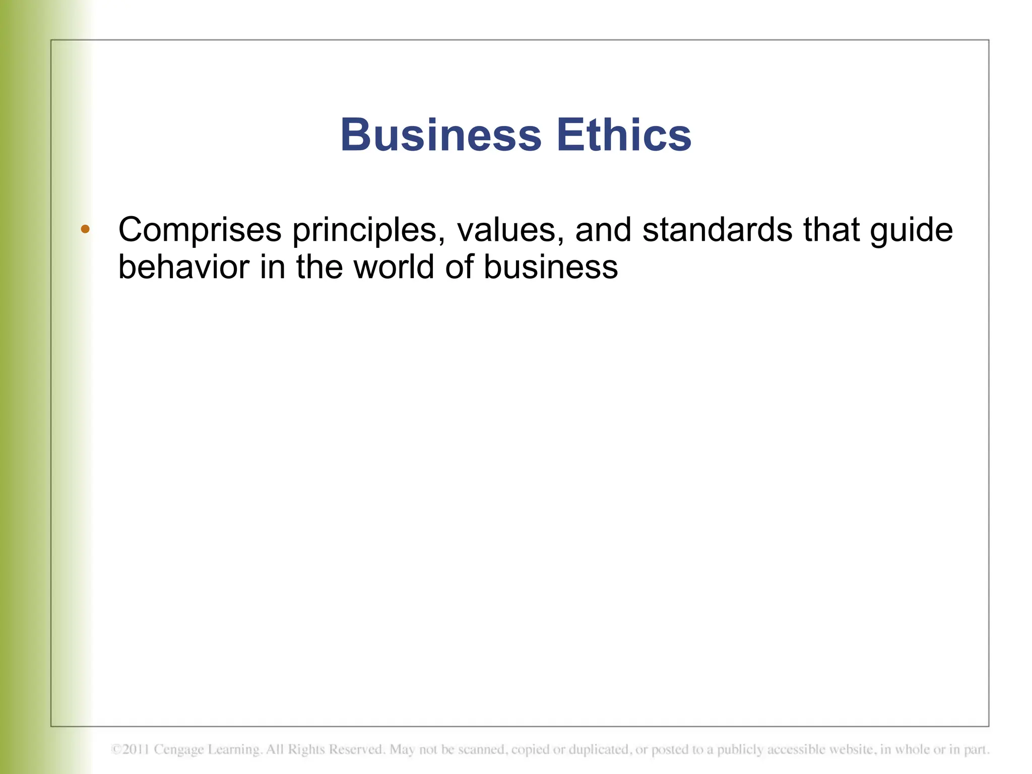 IMPORTANCE OF BUSINESS ETHICS | PPT
