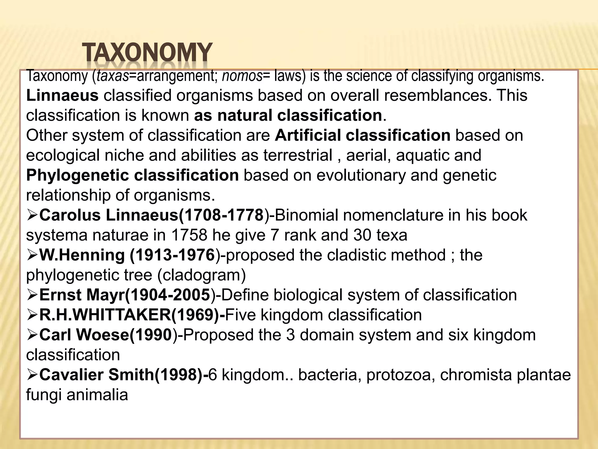 Ch 1- the living world | PPTX