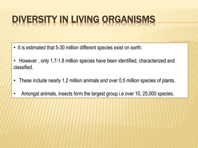 Ch 1- the living world | PPT