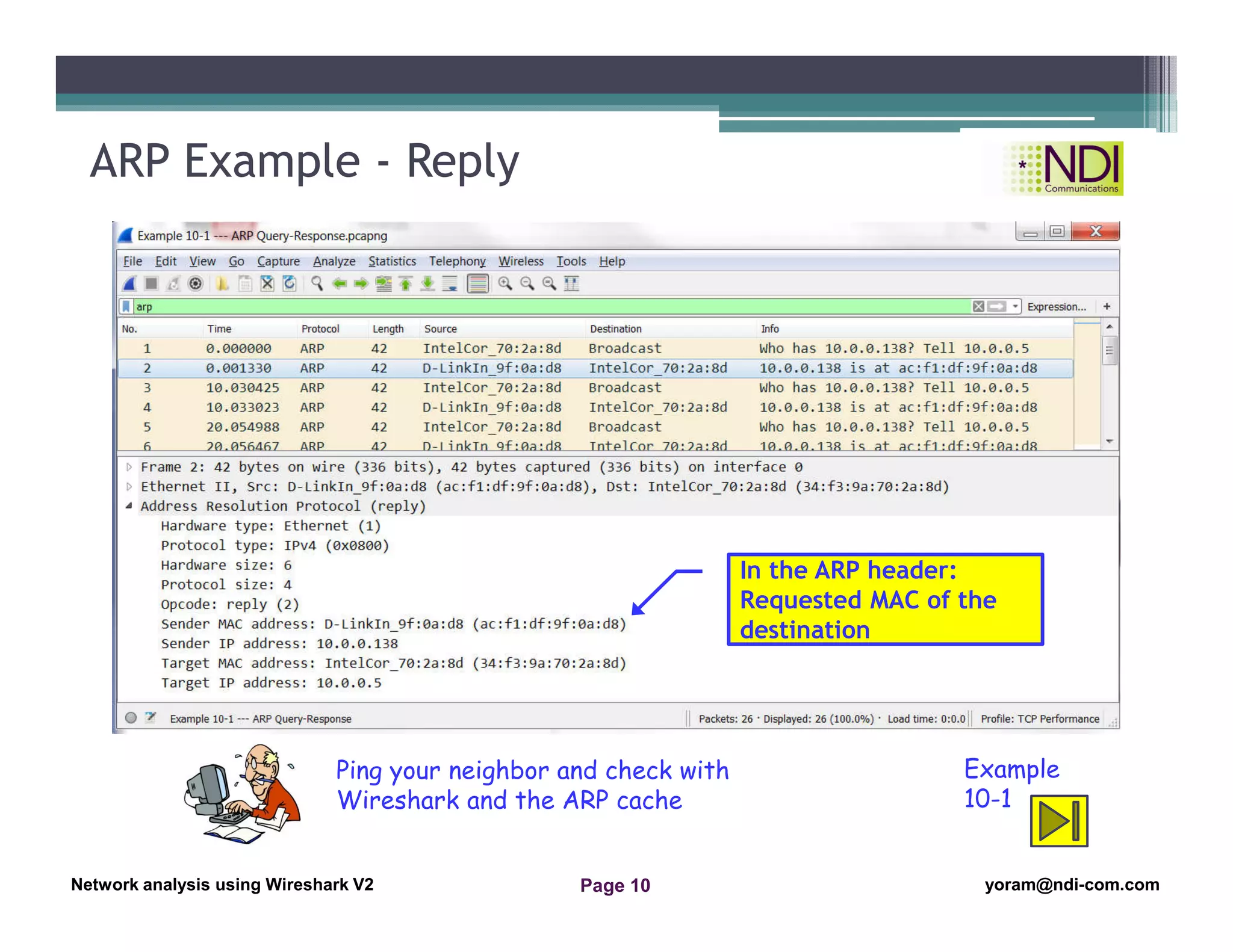 Network Analysis Using Wireshark -10- arp and ip analysis | PDF