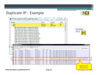 Network Analysis Using Wireshark -10- arp and ip analysis | PDF