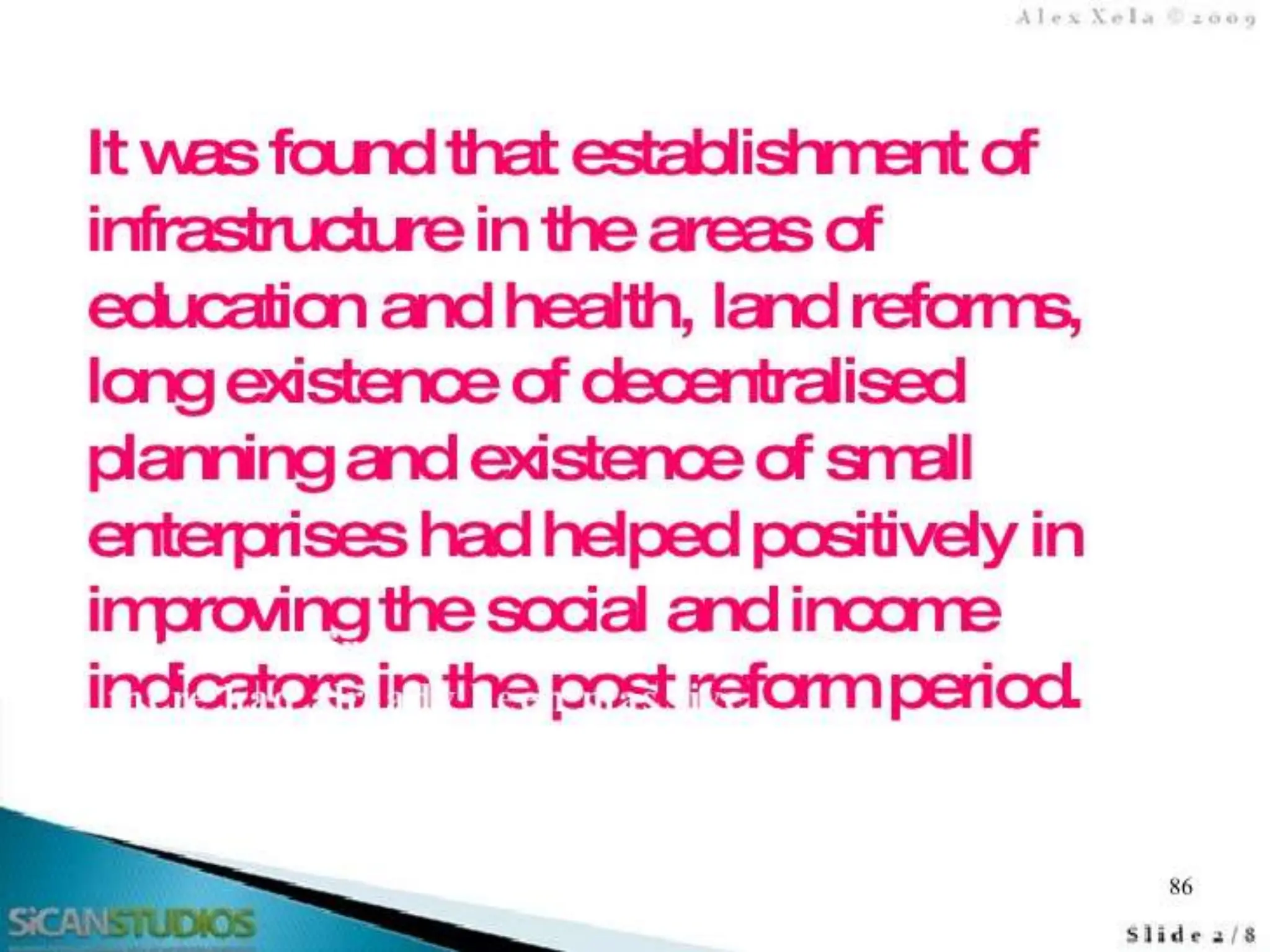 ch 8 INDIAN ECONOMIC DEVELOPMENT PPT VOLUME | PPT