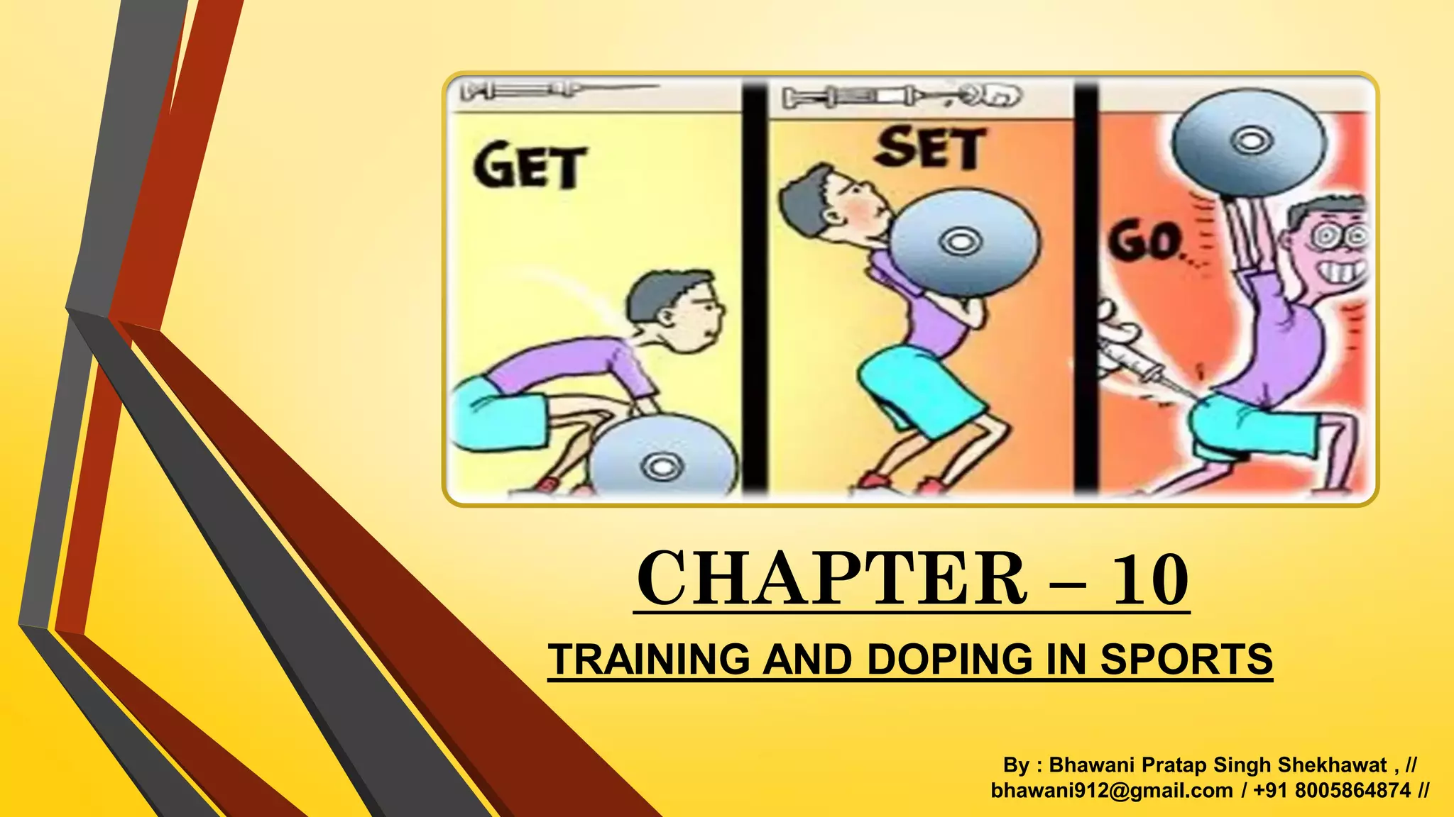 class-11th Ch 10 training and doping in sports by bhawani pratap singh ...