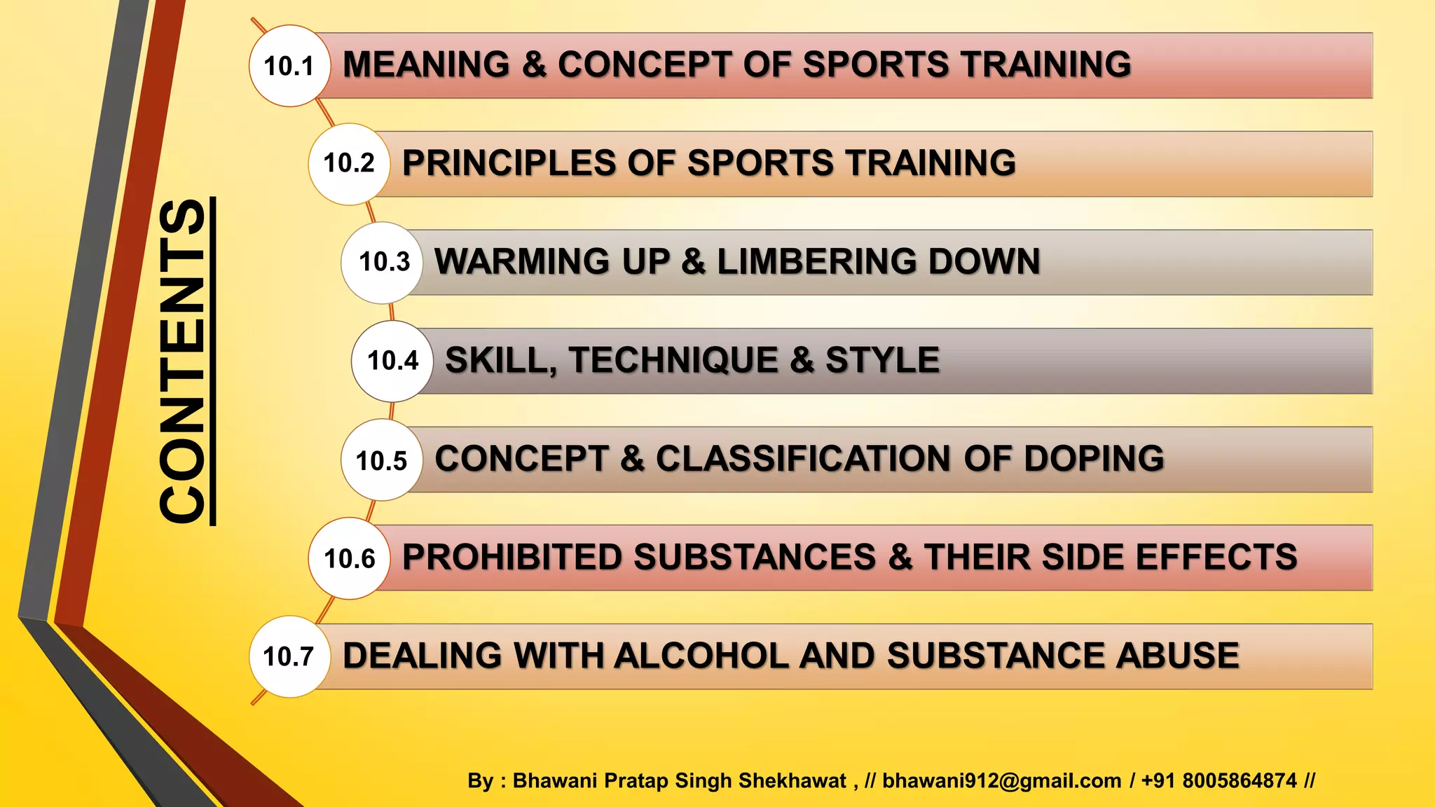 class-11th Ch 10 training and doping in sports by bhawani pratap singh ...