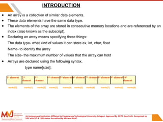Ch-11-Arrays.ppt-1.pptx eurhrbdhdbdhrhdhdh | PPT
